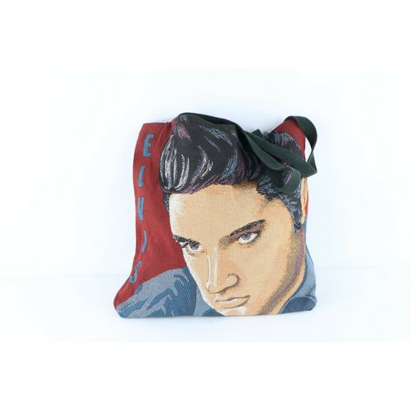 Vintage | Bags | Vintage 9s Elvis Presley Spell Out Needlepoint ...